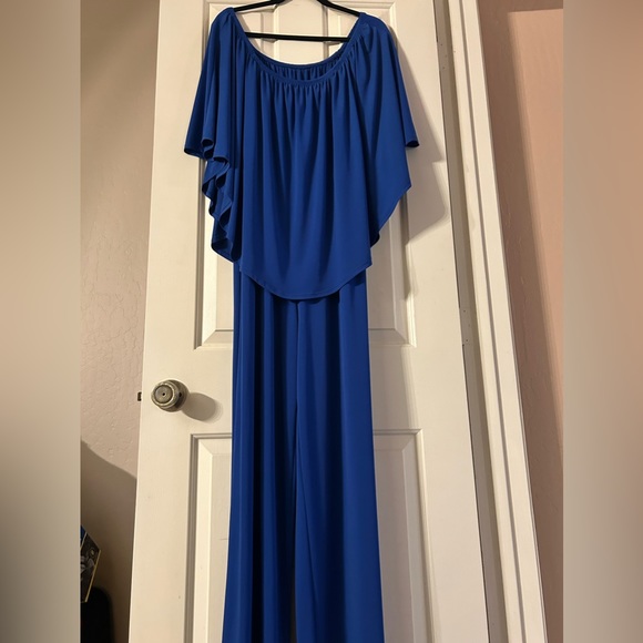 Boston Proper | Pants & Jumpsuits | Boston Proper Jumpsuit Size L Royal ...